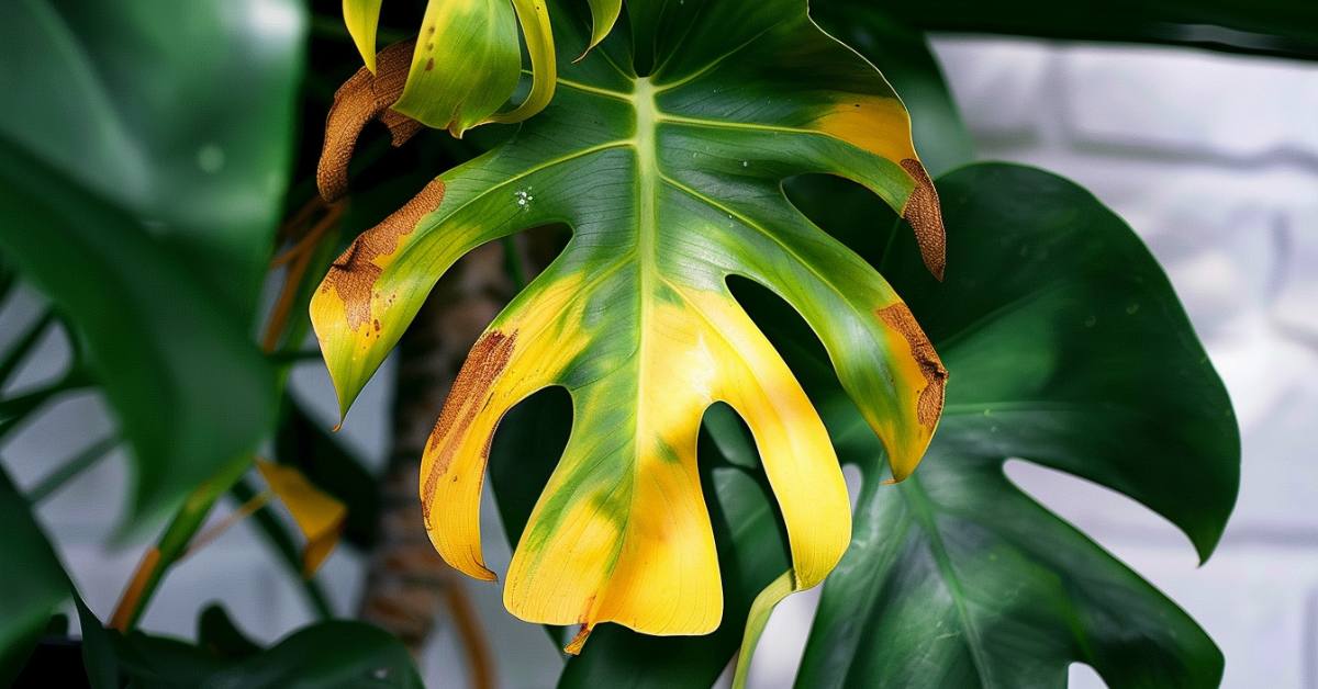 Monstera Yellow Leaves: 10 Most Common Causes & Fixes